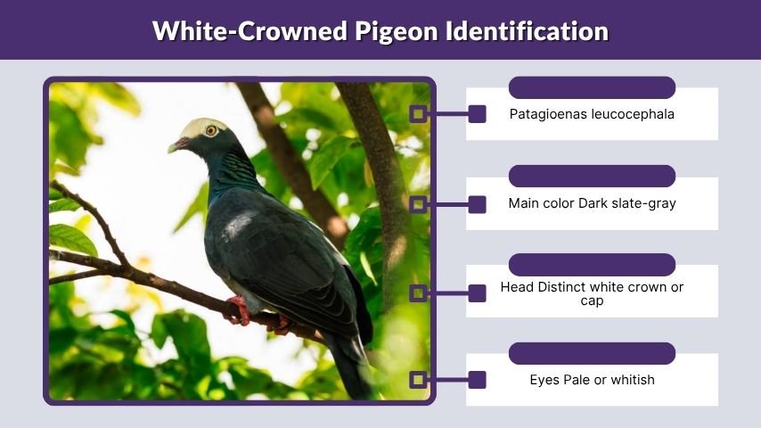 White-Crowned Pigeon: Facts, Diet, Call, and Range